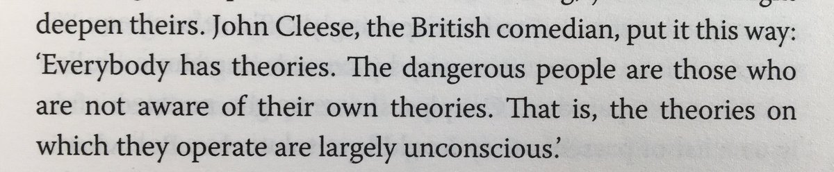  On The Danger Of Not Recognising The Theories That Guide Your Actions 